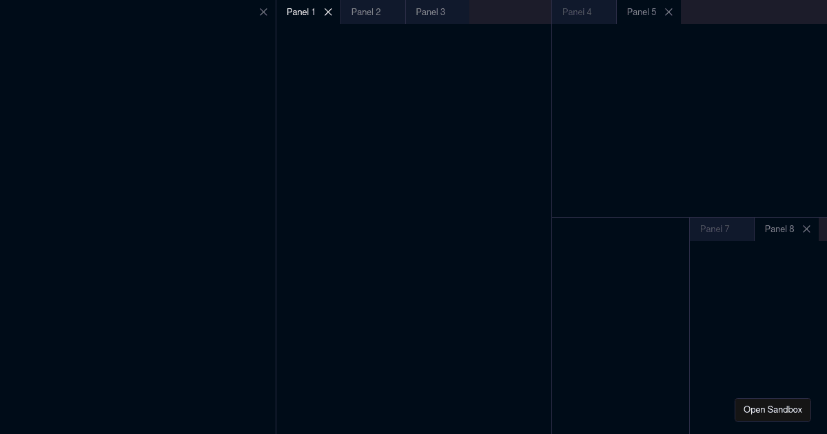 demo-dockview - Codesandbox