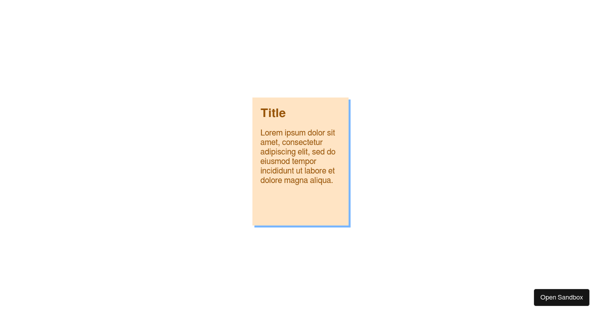 03 Basic Text Codesandbox