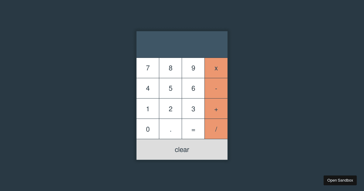 small-react-calculator - Codesandbox