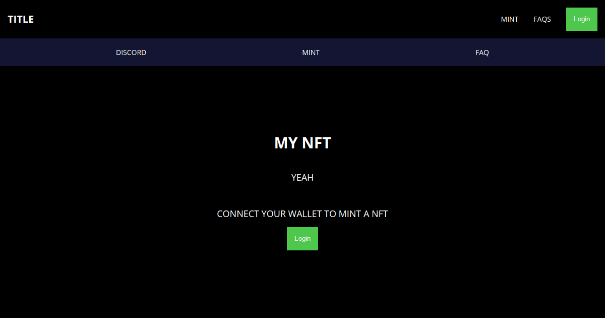 landing-nft-website - Codesandbox