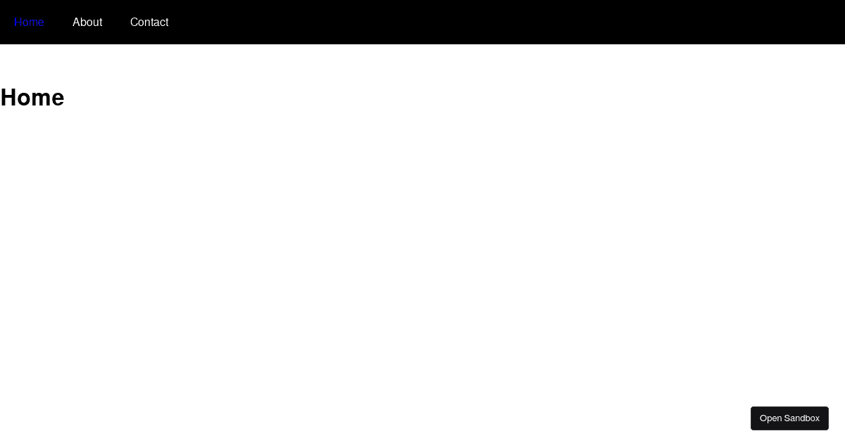 react-routing - Codesandbox