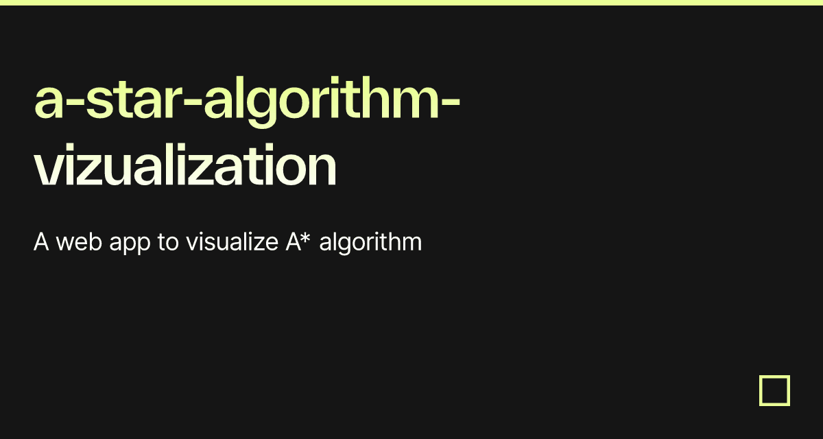 a-star-algorithm-vizualization - Codesandbox