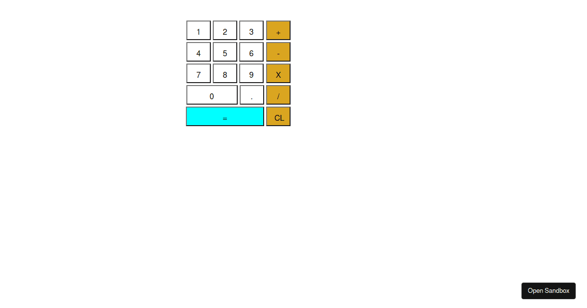 react-calculator - Codesandbox