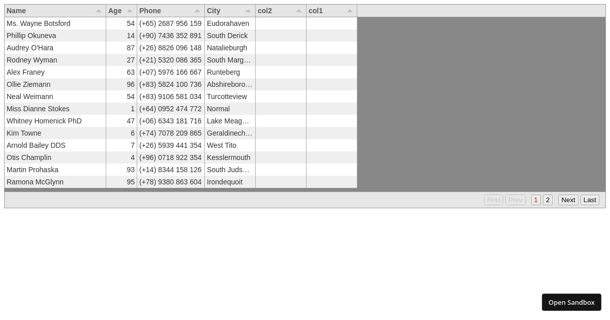 tabulator-starter-template (vite) - Codesandbox