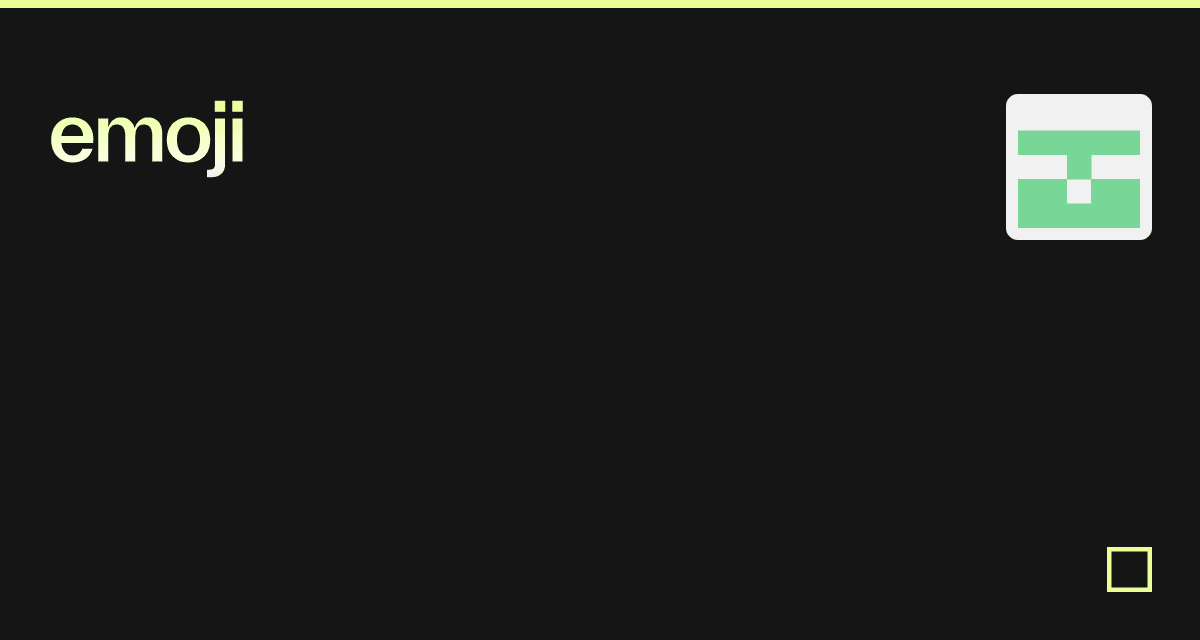 emoji - Codesandbox