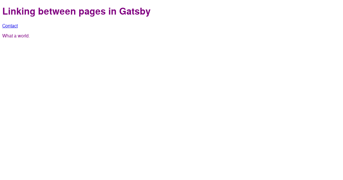 egghead-gatsby-linking-between-pages - Codesandbox