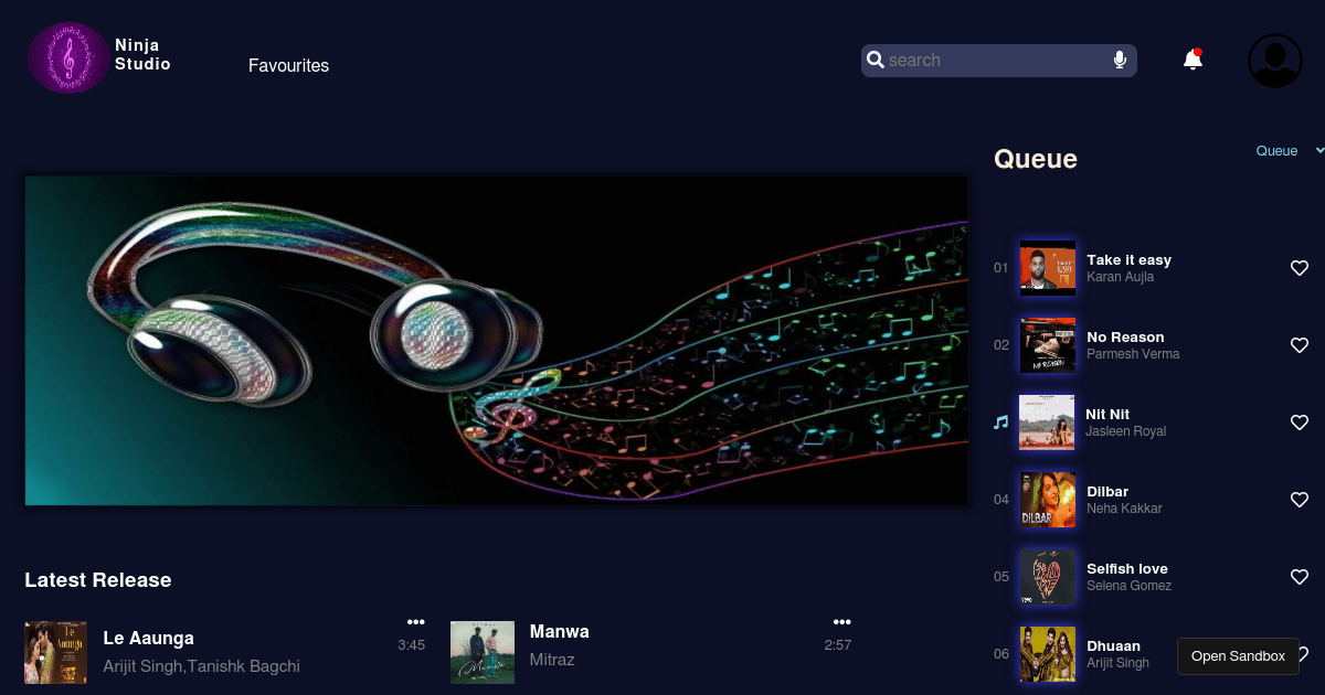 music-player-1 (forked) - Codesandbox