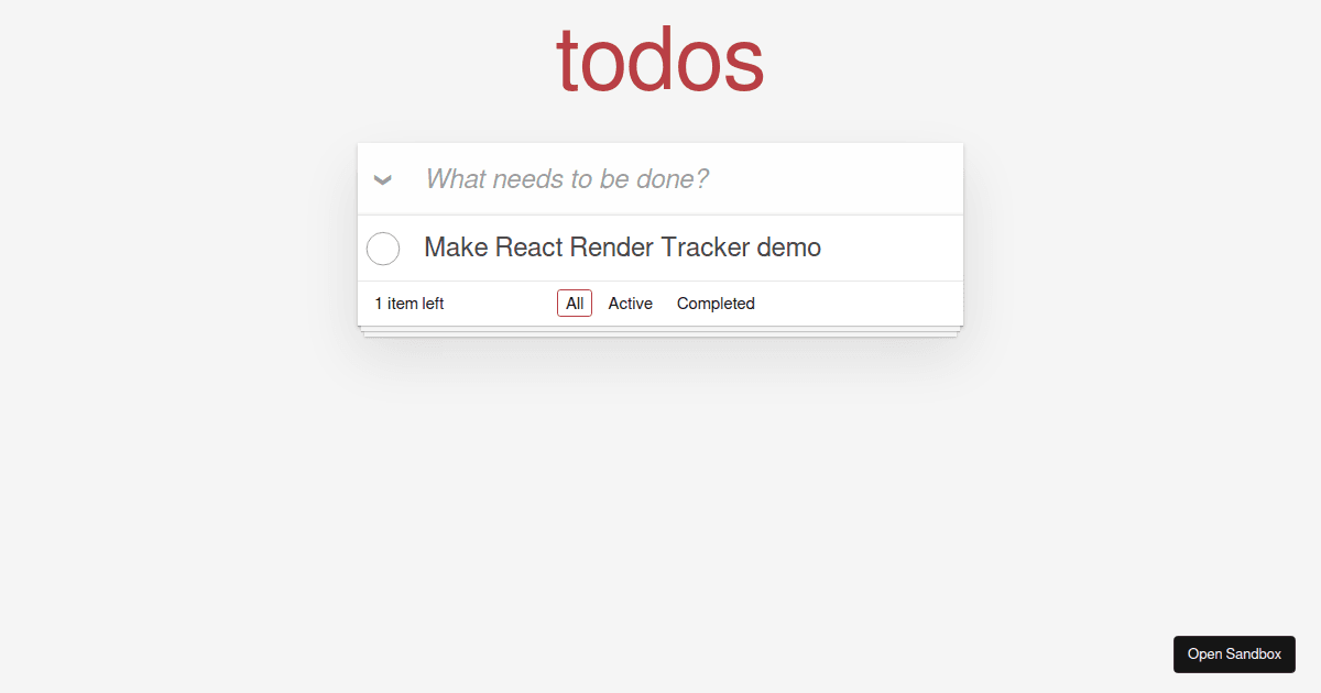 React TodoMVC using hooks (forked) - Codesandbox