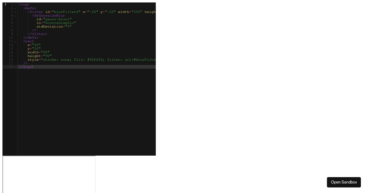 SVG Editor - Codesandbox