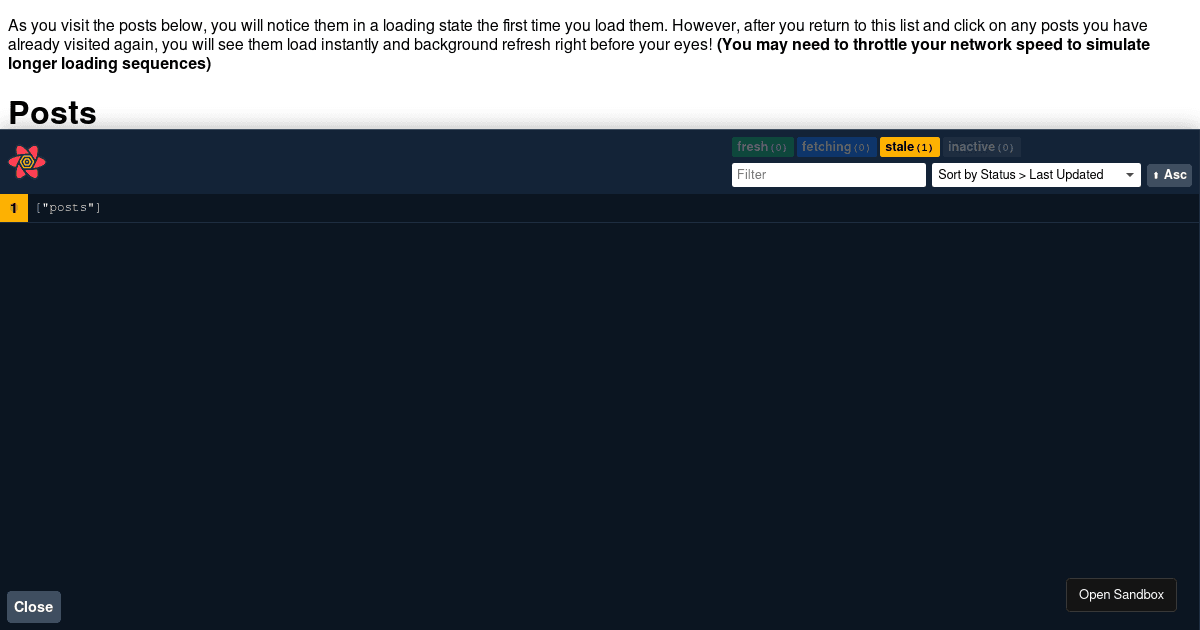 TanStack/query: basic-typescript - Codesandbox