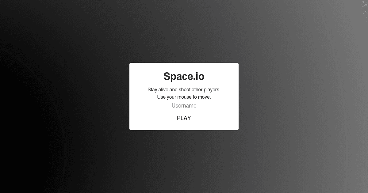 Space.io - Codesandbox