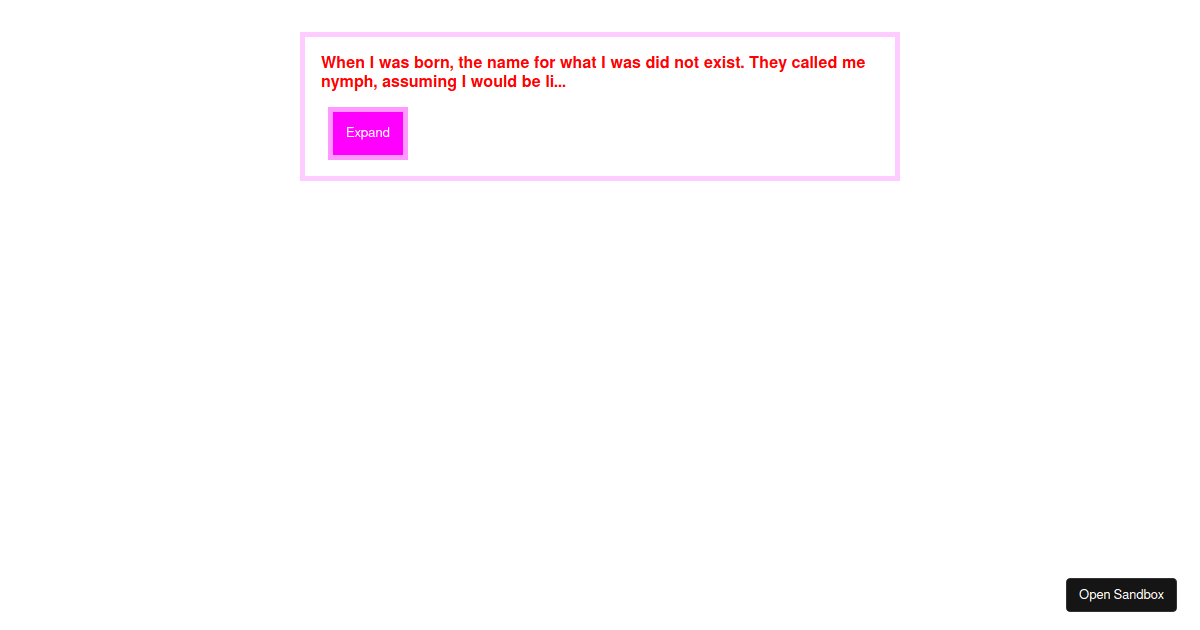 truncated-text-complete - Codesandbox