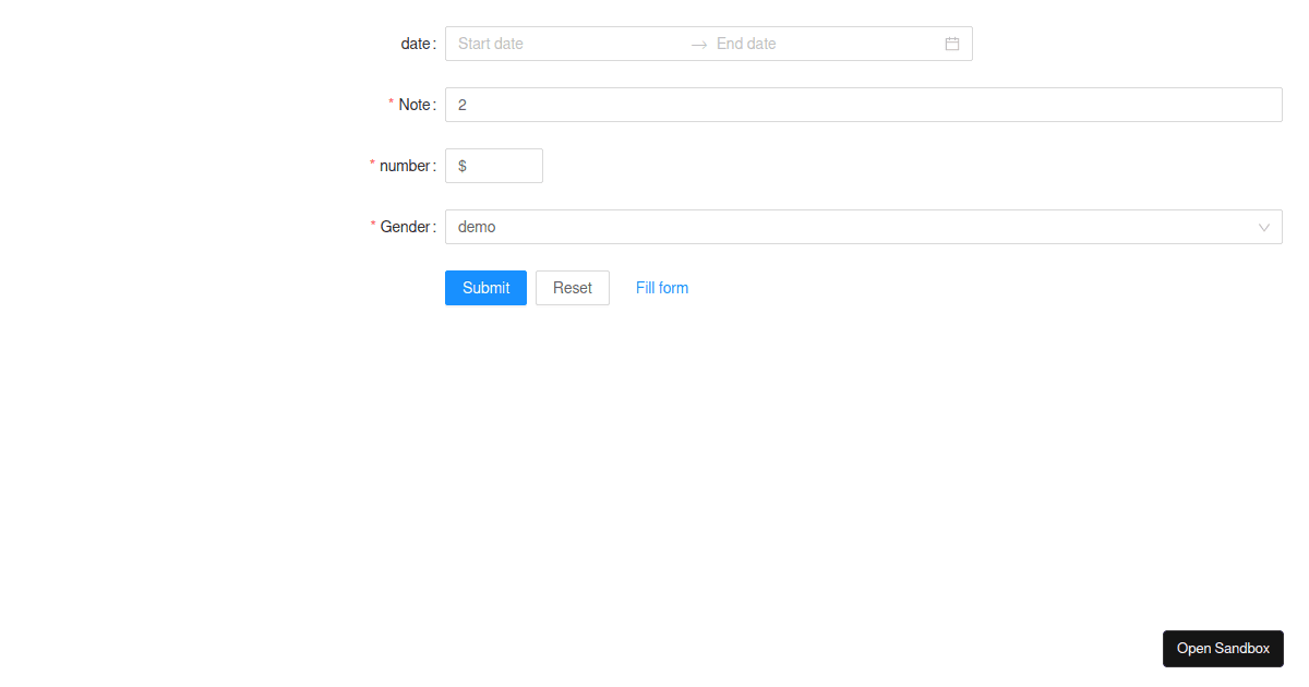 Form methods - Ant Design Demo - Codesandbox