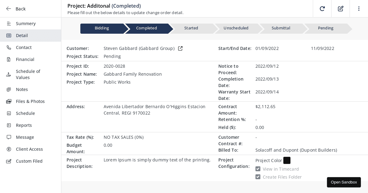 Preview Edit content - Codesandbox
