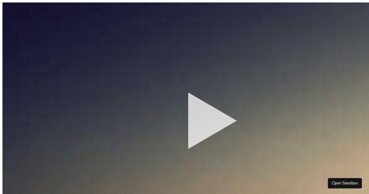 VClappr 2.x Demo (forked) - Codesandbox