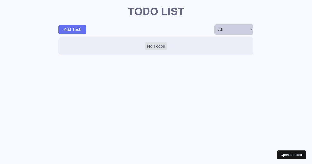 todo-app - Codesandbox