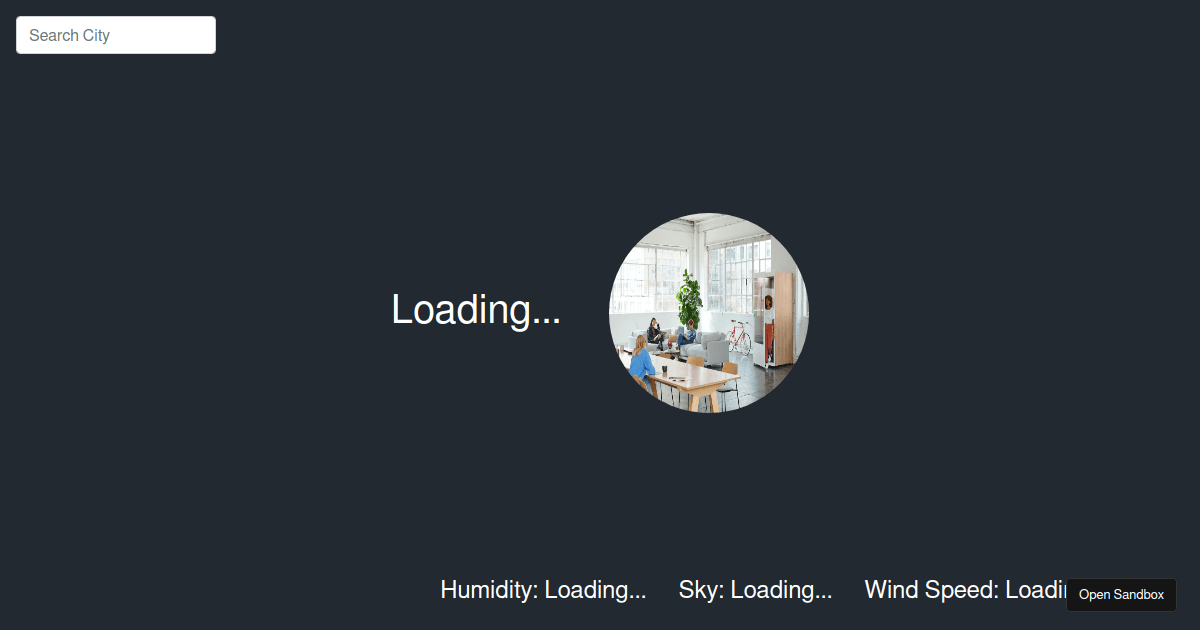 simple-react-weather-app - Codesandbox simple-react-weather-app - Codesandbox