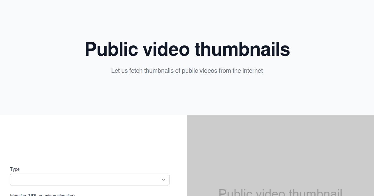 Nuxtjs Public Video Thumbnails Codesandbox