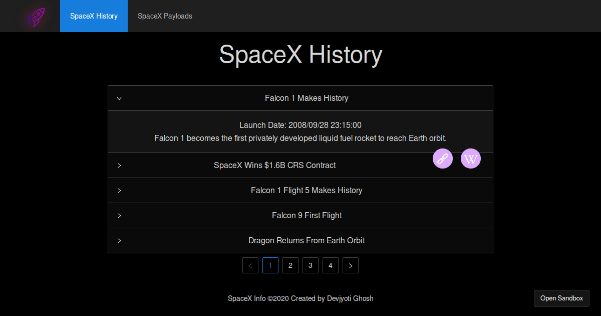 spacex_info - Codesandbox