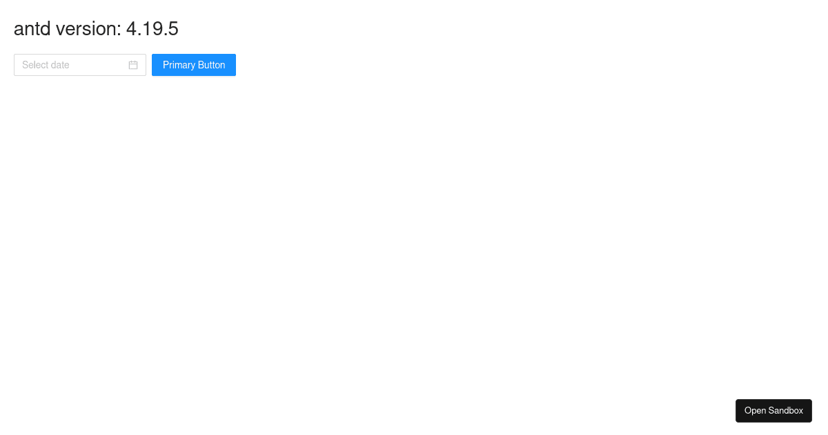antd reproduction template (forked) - Codesandbox