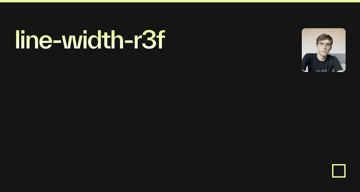 line-width-r3f - Codesandbox
