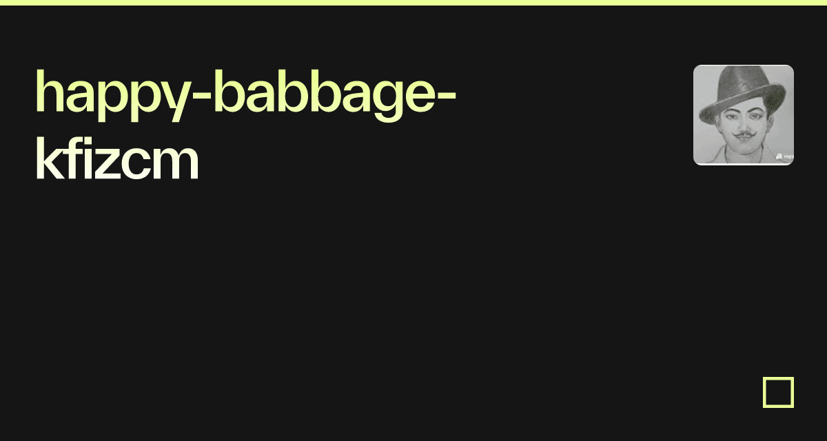 happy-babbage-kfizcm - Codesandbox