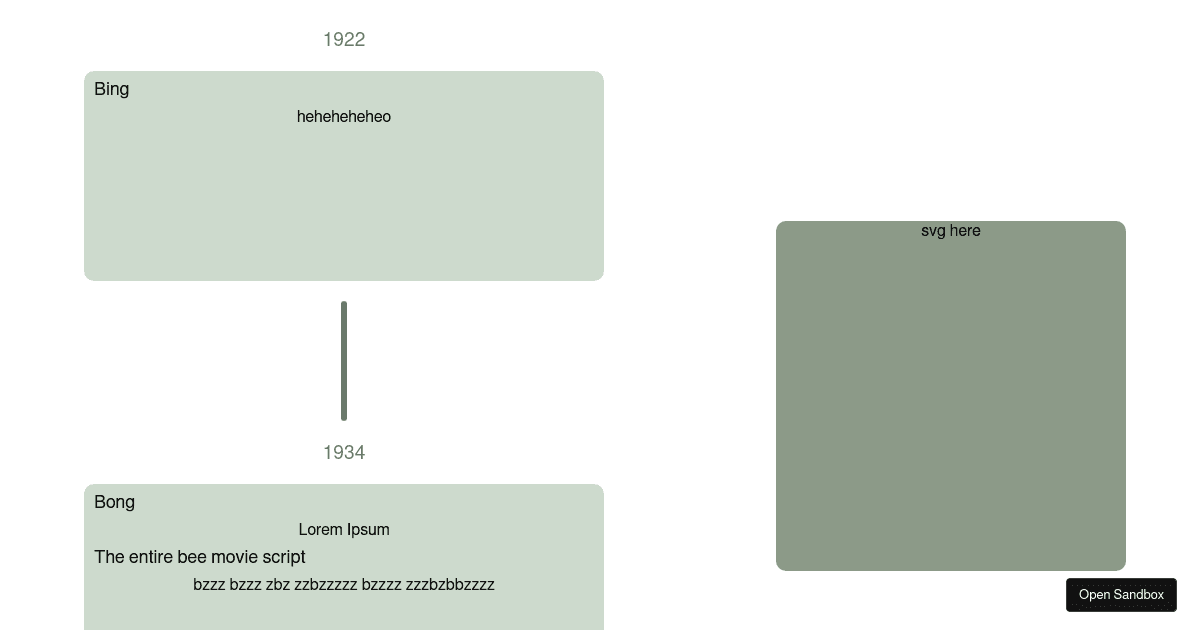 Moving Vertical Timeline - Codesandbox