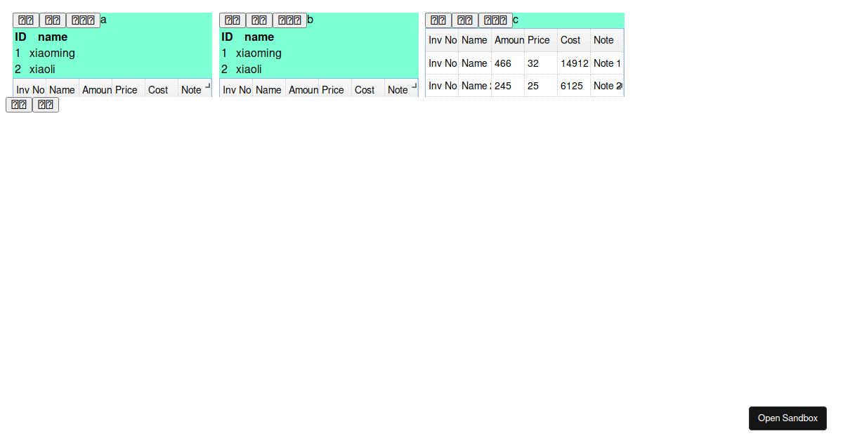 react-grid-layout (forked) - Codesandbox
