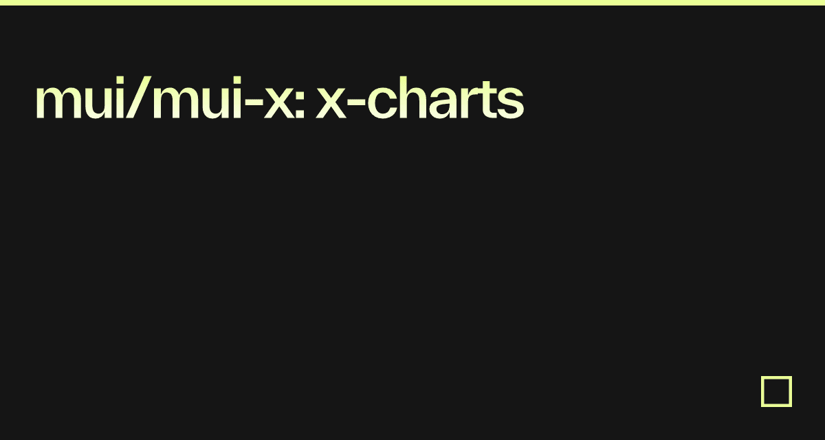 mui/mui-x: x-charts - Codesandbox