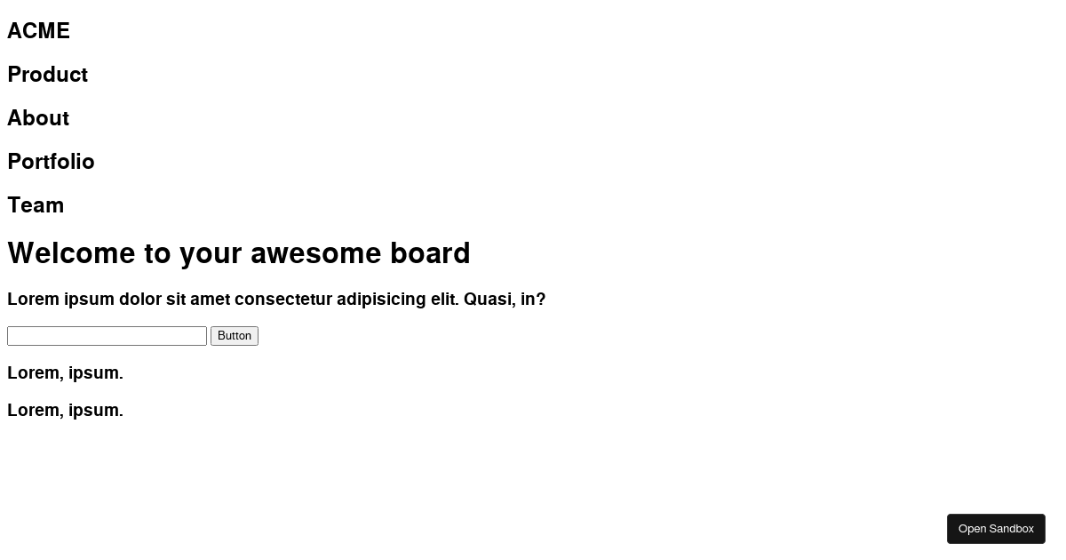 MockUp - Codesandbox