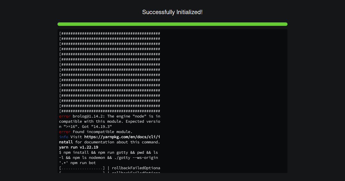wechaty-getting-started - Codesandbox