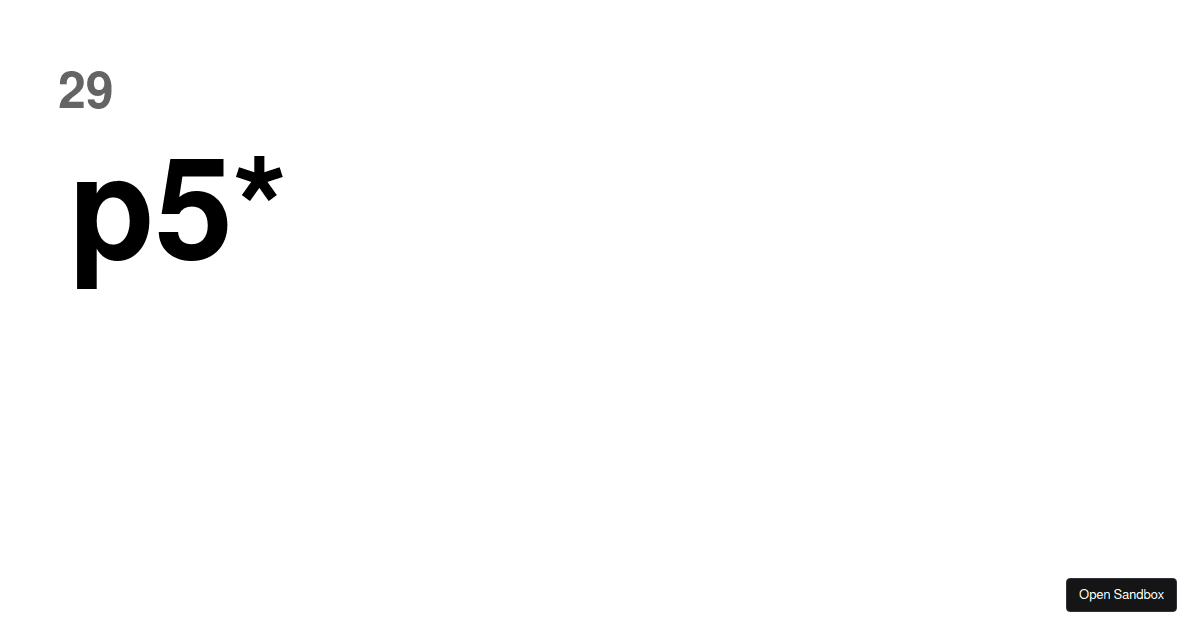 p5js-react - Codesandbox