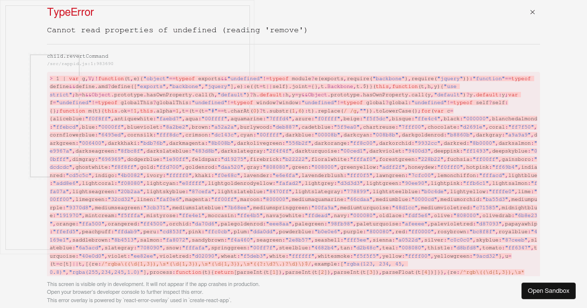 Rappid selection copy / paste bug - Codesandbox