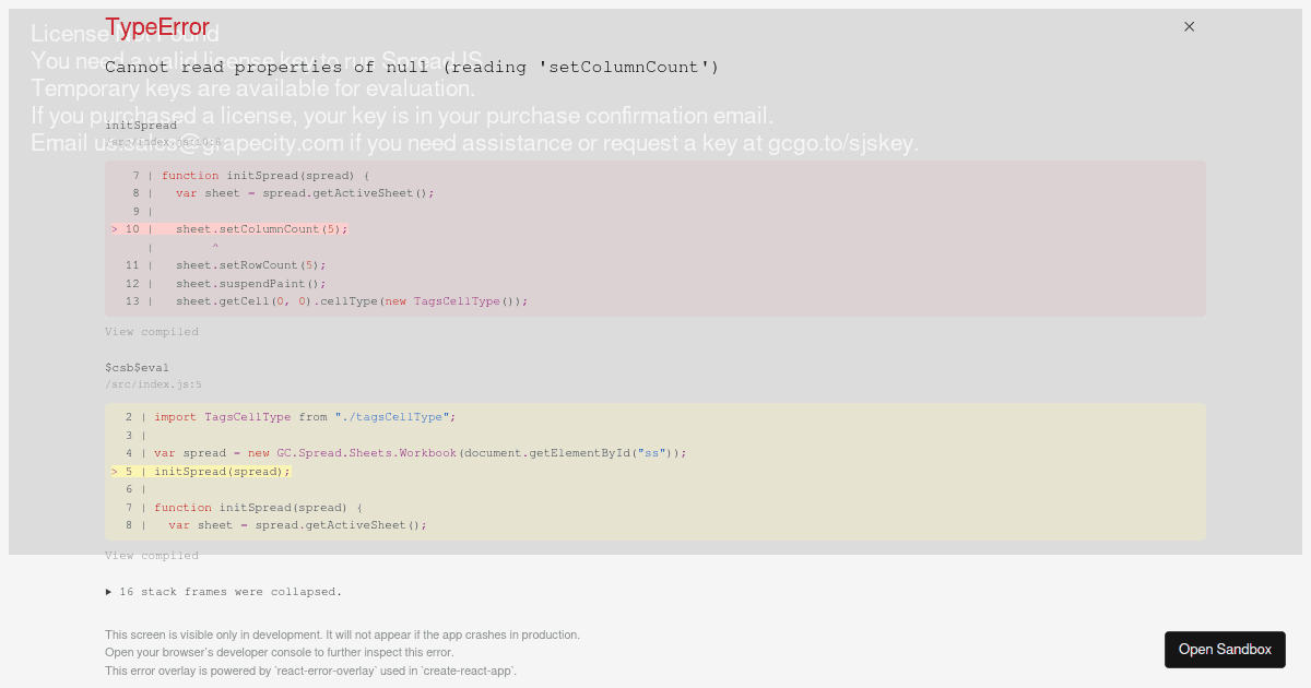 spread-js-starter (forked) - Codesandbox