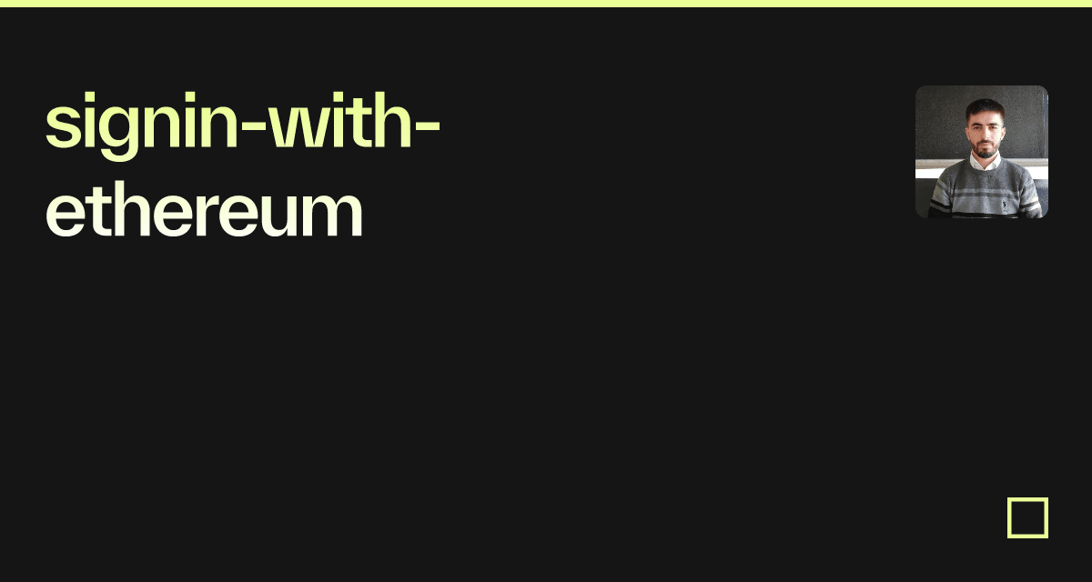 signin-with-ethereum - Codesandbox