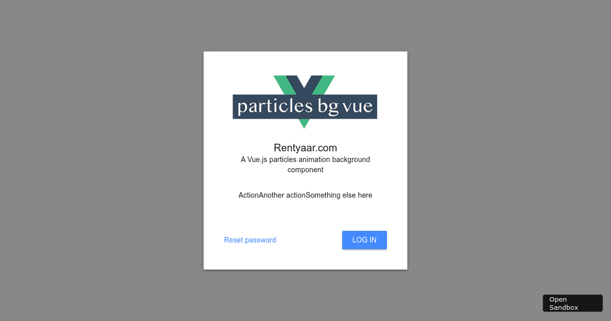 particles-bg-vue (forked) - Codesandbox