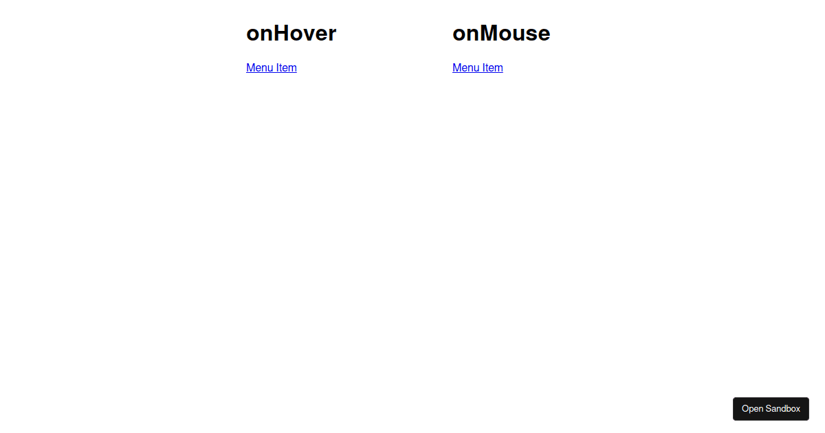 React Framer Motion On Hover Dropdown Submenu Codesandbox