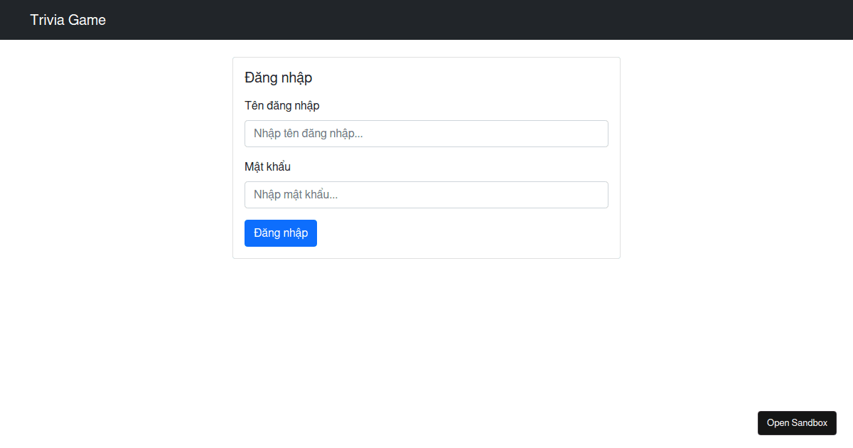 trivia-final-example - Codesandbox