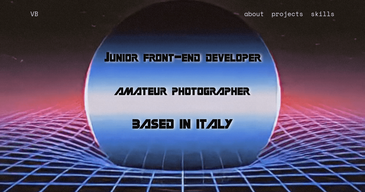 Vantablack Retro1 - Codesandbox