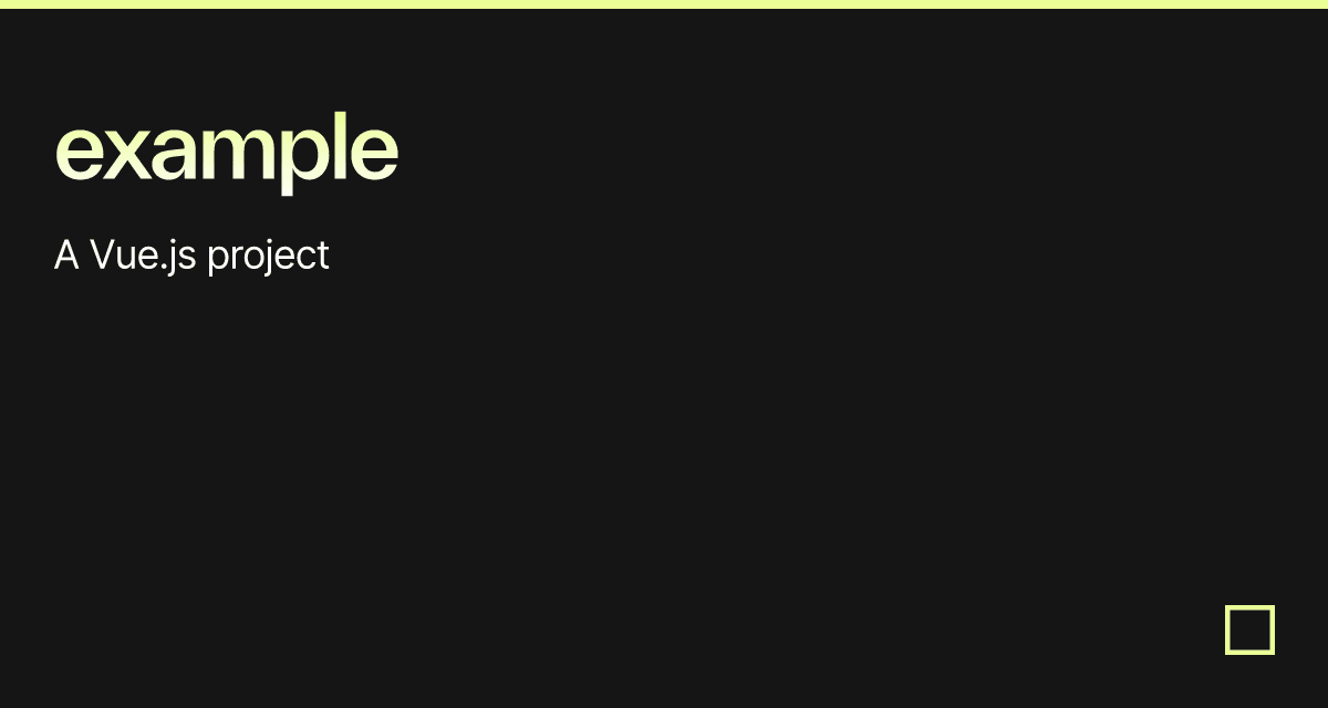 example - Codesandbox