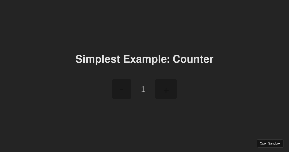 @example/counter - Codesandbox