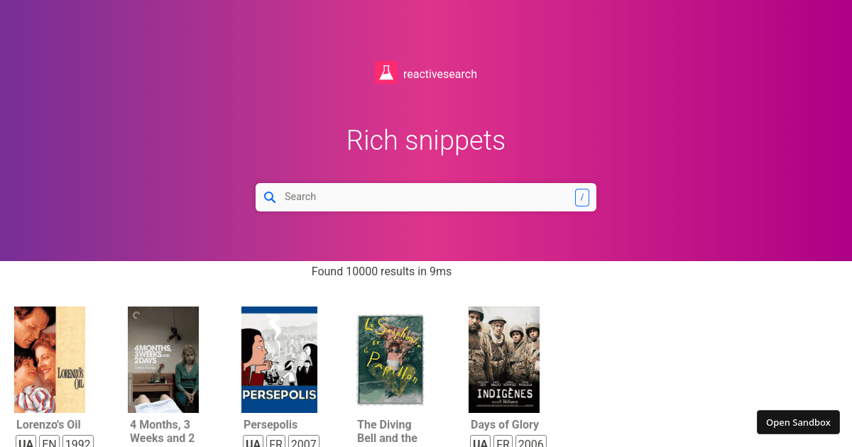 rich-snippets - Codesandbox