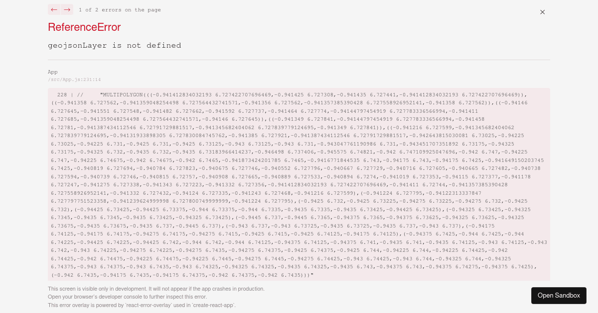React Leaflet Polygon (forked) - Codesandbox