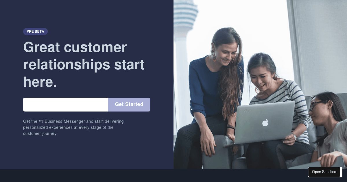 Choc UI heros Codesandbox - Codesandbox