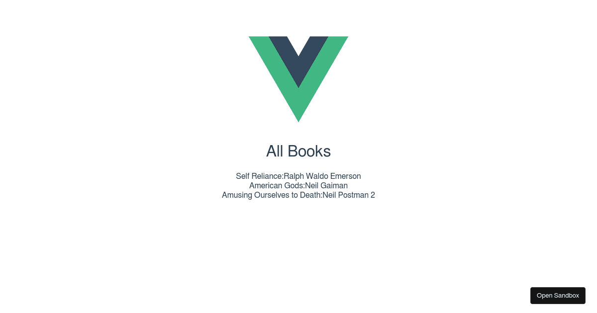build-a-reading-list-application-with-vue - Codesandbox