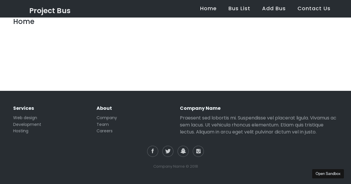 project-bus - Codesandbox