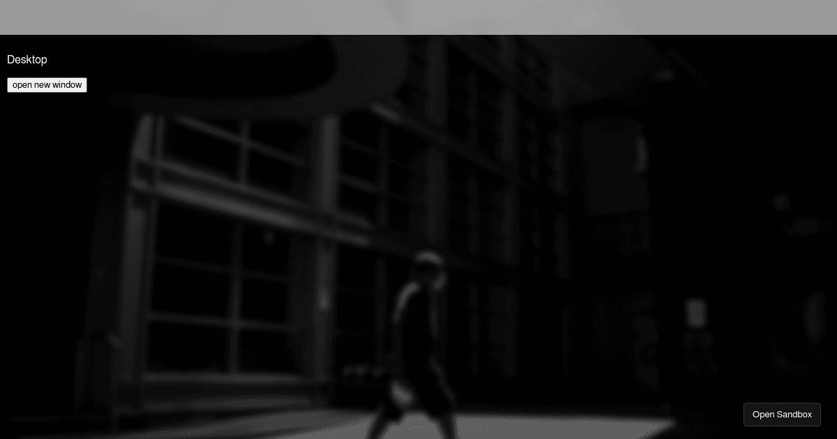Solidjs Window Based Ui Demo Codesandbox