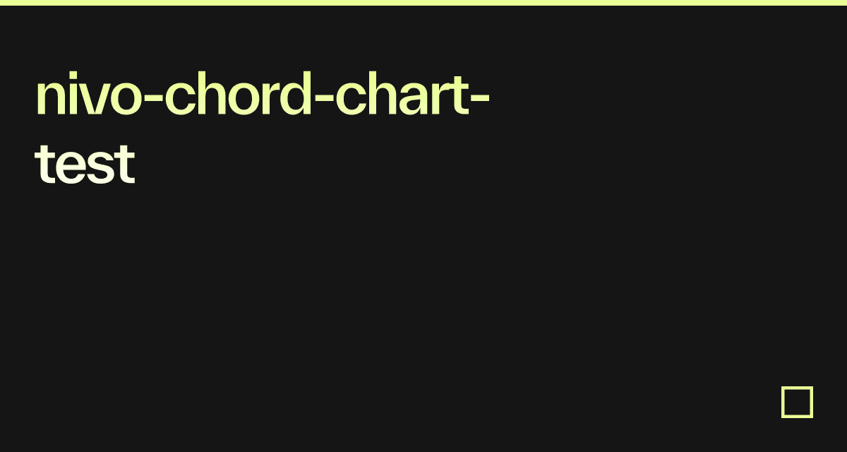 nivo-chord-chart-test - Codesandbox