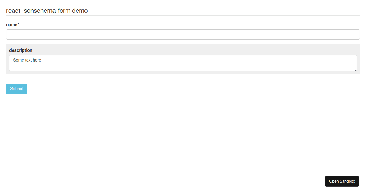 Using classNames with uiSchema - Codesandbox