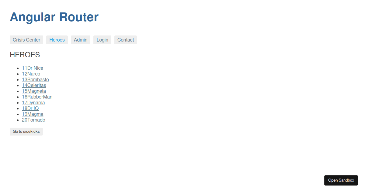 router-angular-example - Codesandbox